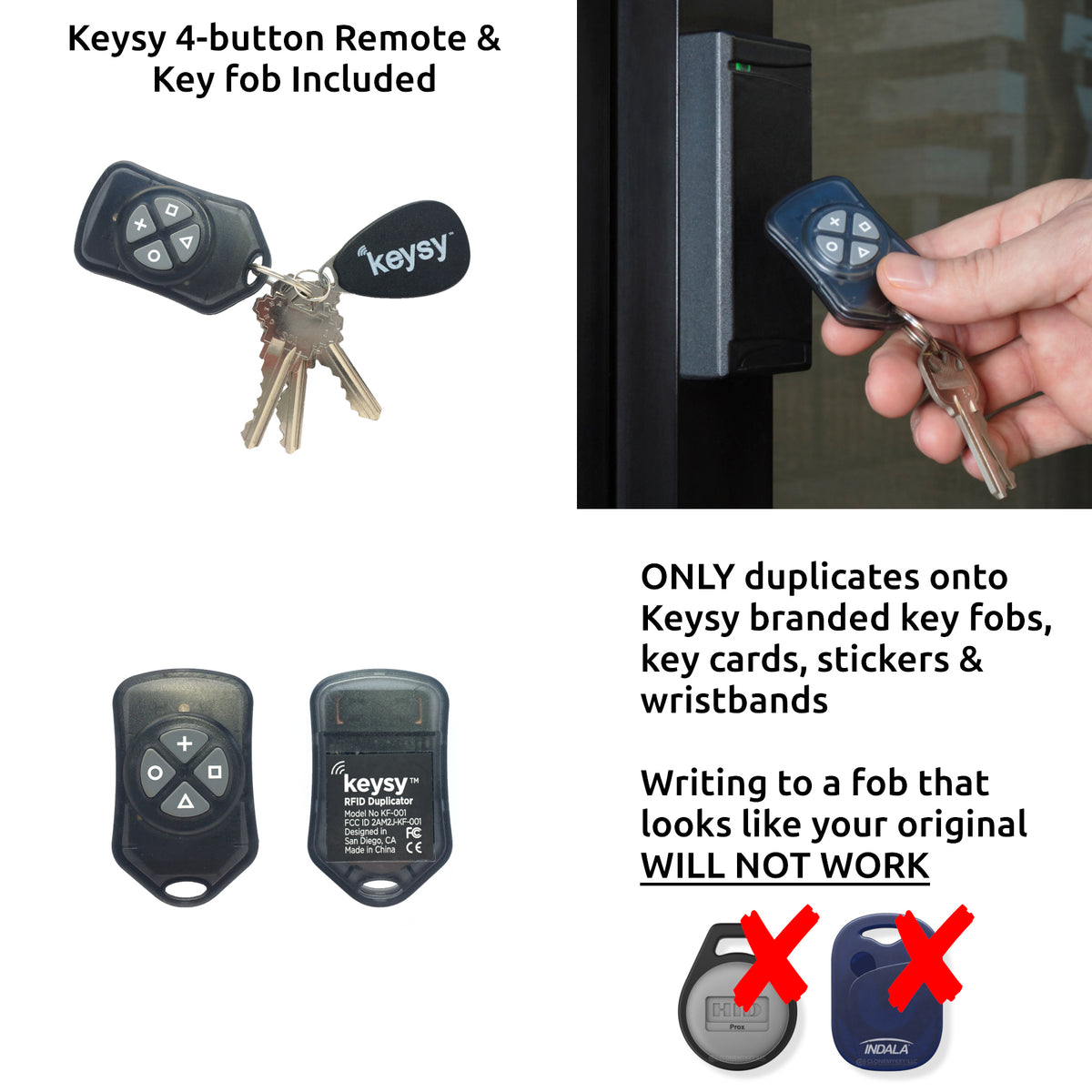Keysy RFID 4-button Duplicator – Tiny Labs